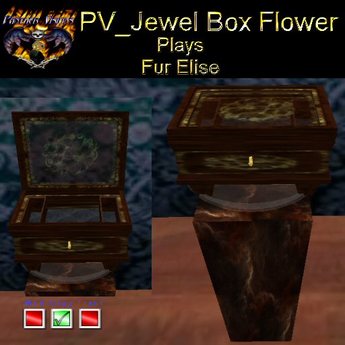 Second Life Marketplace - Jewel/flower box with Fur Elise