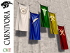 Second Life Marketplace - Gorean Caste Banners - MESH - Set of Five ...