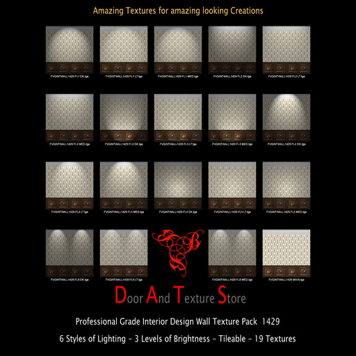 Second Life Marketplace - Formal Castle Interior Design Wall Textures ...