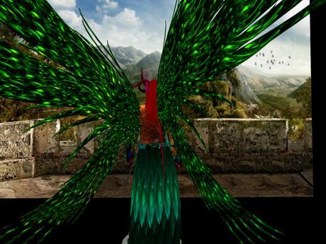 Second Life Marketplace - blue dragon random scuplted delux wings box