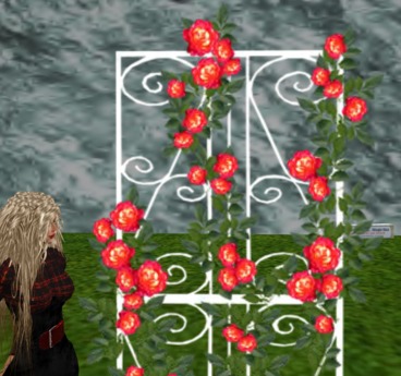 Second Life Marketplace - Rose Tressel White Fence box