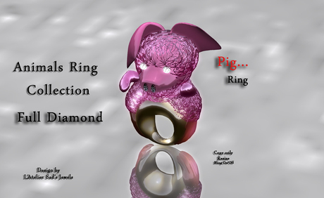 Second Life Marketplace - Pig Ring (Boxed) by sad*