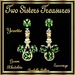 Second Life Marketplace - TST - YEVETTE GREEN RHODOLITE EARRINGS YG