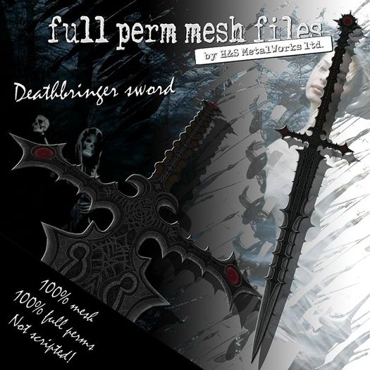 Second Life Marketplace - Deathbringer sword (ancient, medieval, tribal ...