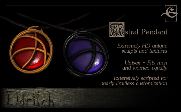 Second Life Marketplace - .Eldritch. Astral Pendant