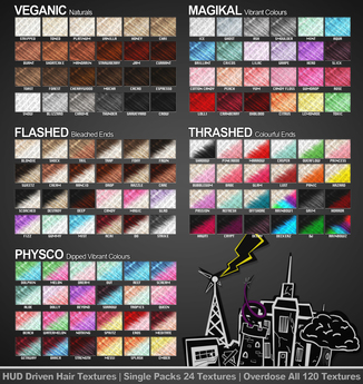 Second Life Marketplace - Action Mesh Hair Amelie DEMO