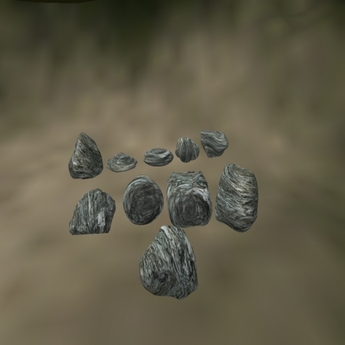 Second Life Marketplace - Mindshift - Sculpted Rock Set - Mossy Grey ...