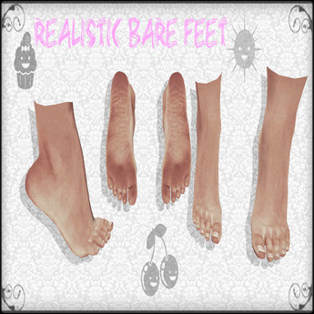 Second Life Marketplace - ♥.:. Realistic Bare Feet.:.♥