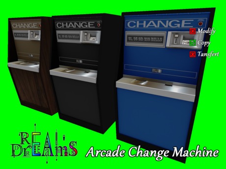 Second Life Marketplace - Arcade - Change Machine