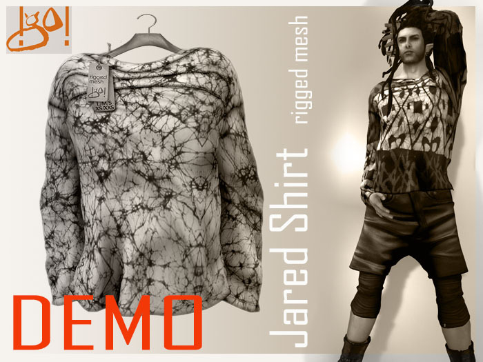 Second Life Marketplace - !gO! Jared Shirt -DEMO-