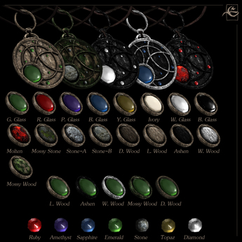 Second Life Marketplace - .Eldritch. Celestial Compass Pendant (Tribal)