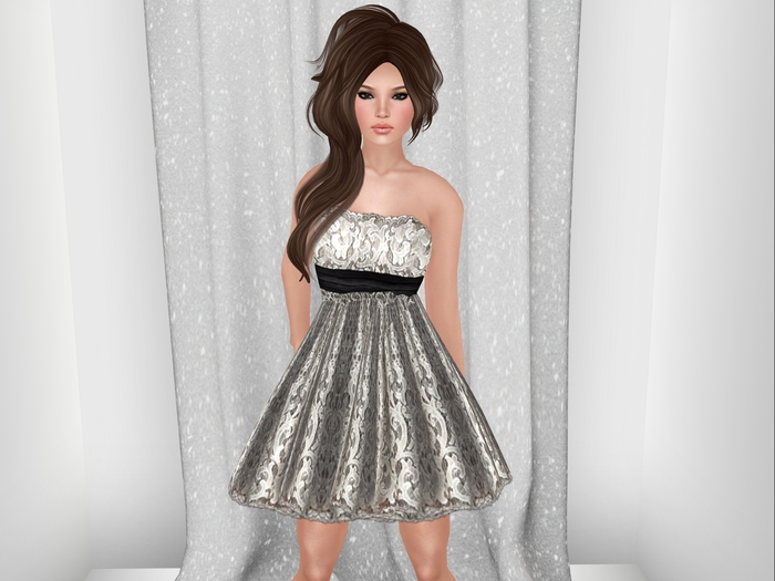 Second Life Marketplace Amelia Lacy Strapless Dress