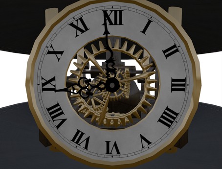 Second Life Marketplace - Drow Science Steampunk Standing Clock III