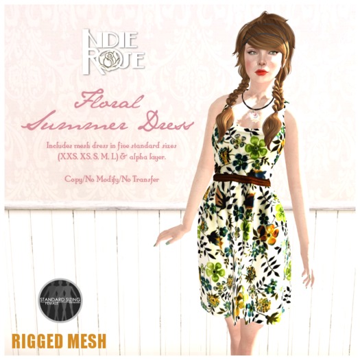 Second Life Marketplace - ~*IR*~ Summer Dress - Floral 2