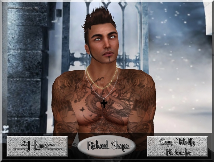 Second Life Marketplace - 75%OFF.....:::::J-Luna:::::.....Richard shape1