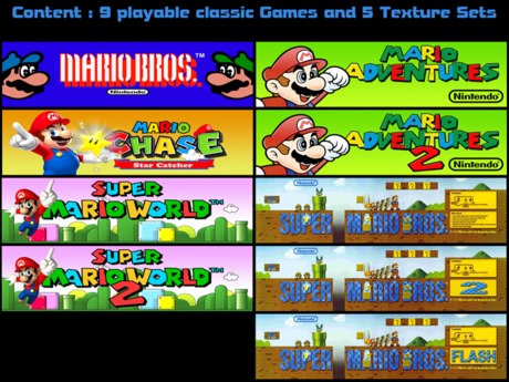 Second Life Marketplace - Arcade Cabinet - Full Mario 1-9