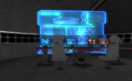 Second Life Marketplace - Pink Sci Fi Control Room