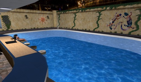 Second Life Marketplace - Midnight Pool Party Skybox