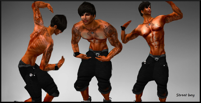 Second Life Marketplace - ~ Street boy poses ~ Show muscles ~ 5 sec ...