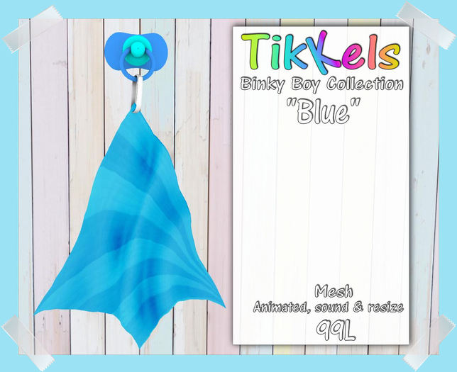 Second Life Marketplace - Tikkels Binky Blue b