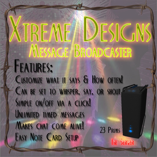 Second Life Marketplace - Xtreme ChatterBox - Server - Message ...