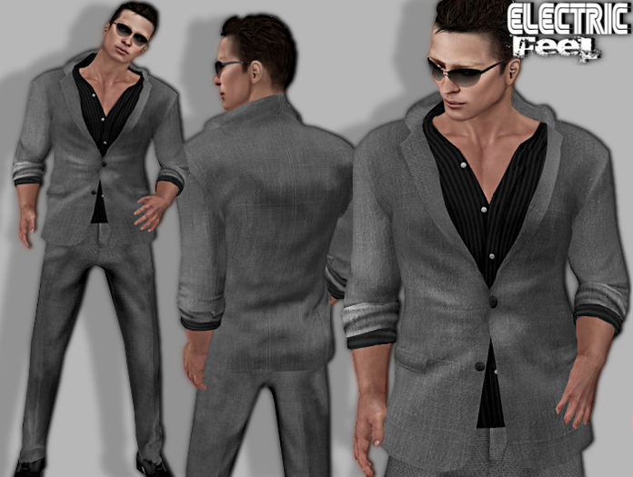 Second Life Marketplace - *-*Electric Feel*-* Jim Sleeve (male mesh suit)