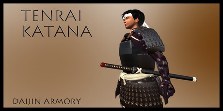 Second Life Marketplace - Daijin Armory Tenrai Katana and Saya v3.0