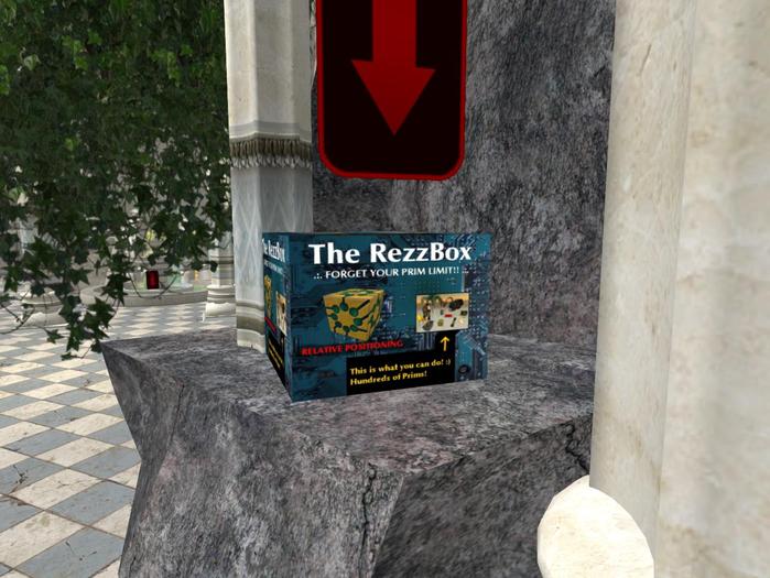 Second Life Marketplace - ZeroTHE REZZBOX Temp Rezzer - Zero Prim Rezzer