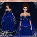 Second Life Marketplace - Viola - Gown - Splendid Sapphire (Silver)
