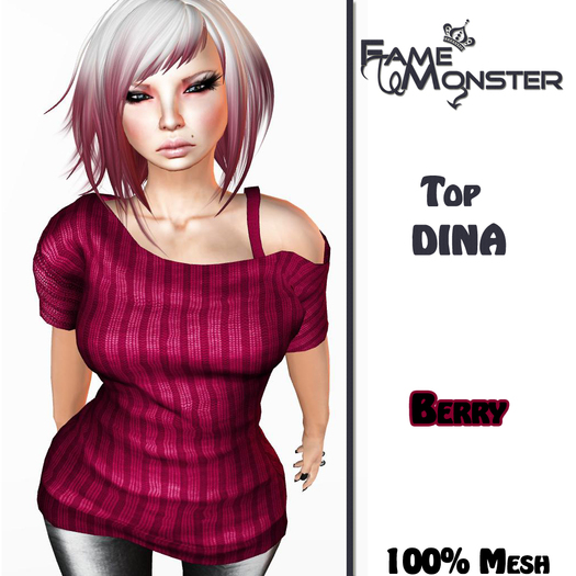Second Life Marketplace - ~FM~ Top Dina - Berry