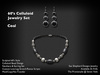 Second Life Marketplace - !SSD ~ Frills ~ 60's Celluloid Jewelry Set ~ Coal