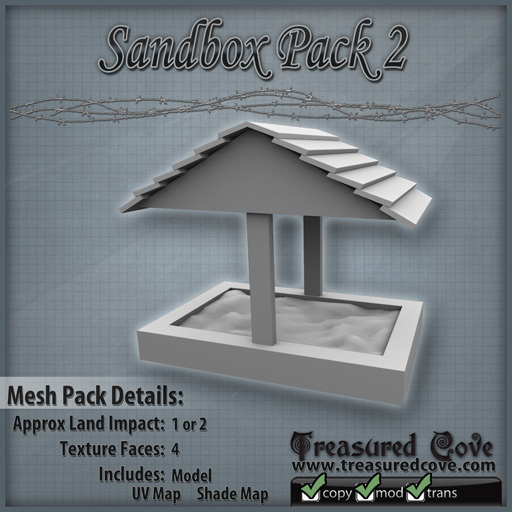 Second Life Marketplace - -TC- Sandbox Pack 2 Mesh 50% Discount!!