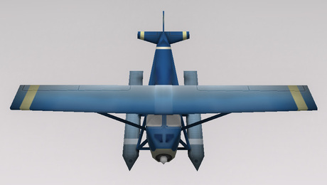 Second Life Marketplace - Mesh Low Poly Seaplane