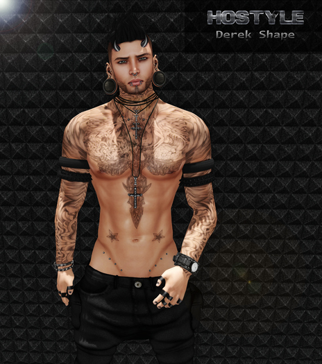 Second Life Marketplace - .:{Hostyle Shapes}:. Derek Shape
