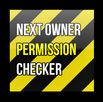 Second Life Marketplace - \\\ HS \\\ Next Owner Permissions Checker