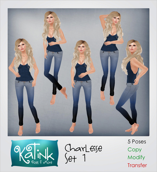 Second Life Marketplace - KaTink - Charleise Set 1