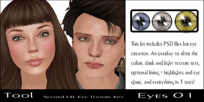 Second Life Marketplace - TOOL dev Eye 01 - Eye Developer Kit - Full Perm