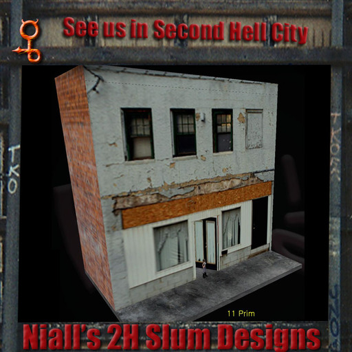 Second Life Marketplace - 2H Building - Broken Stucko (20x15)