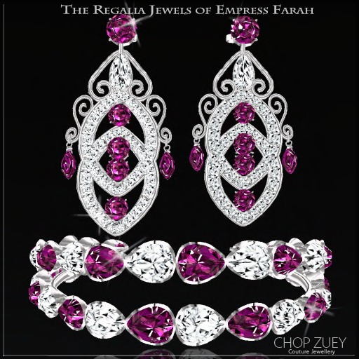 Second Life Marketplace - The Regalia Jewels of Empress Farah Set Plat ...