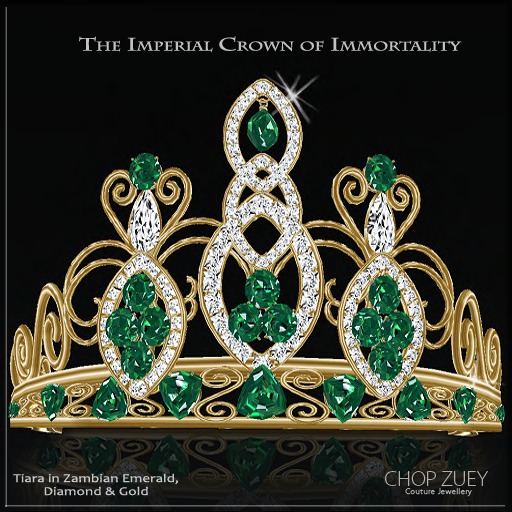 Second Life Marketplace - The Imperial Crown of Immortality Tiara Gld ...