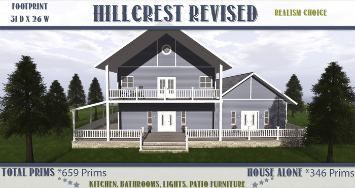 Second Life Marketplace - ★ Tranquil Homes - The Hillcrest Revised RS