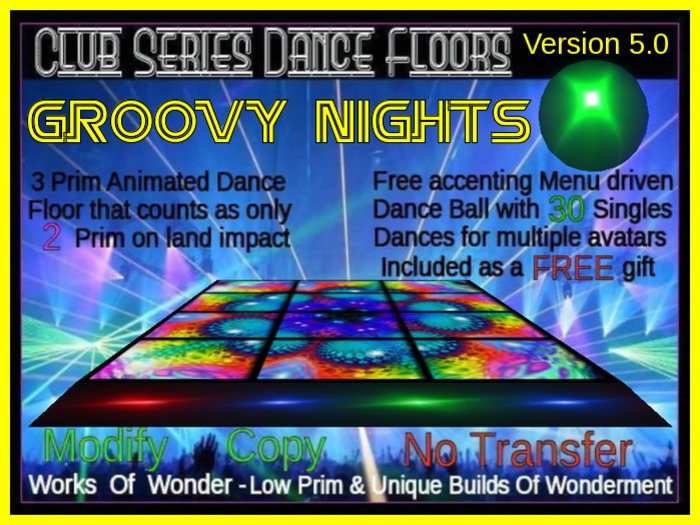 Second Life Marketplace - Groovy Nights Dance Floor ~Legacy~
