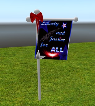 Second Life Marketplace - L&B Liberty And Justic for All Flag