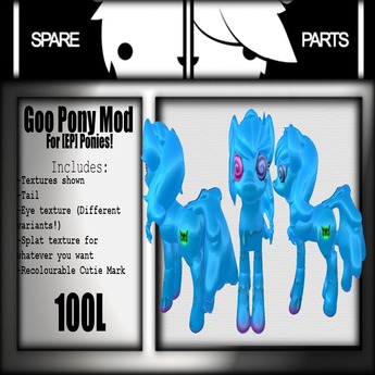 Second Life Marketplace - Goo Pony Mod