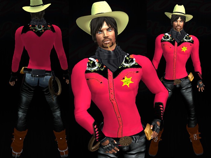Second Life Marketplace - "SELVA DESINGS COSTUMES" WESTERN COWBOY OUTFIT