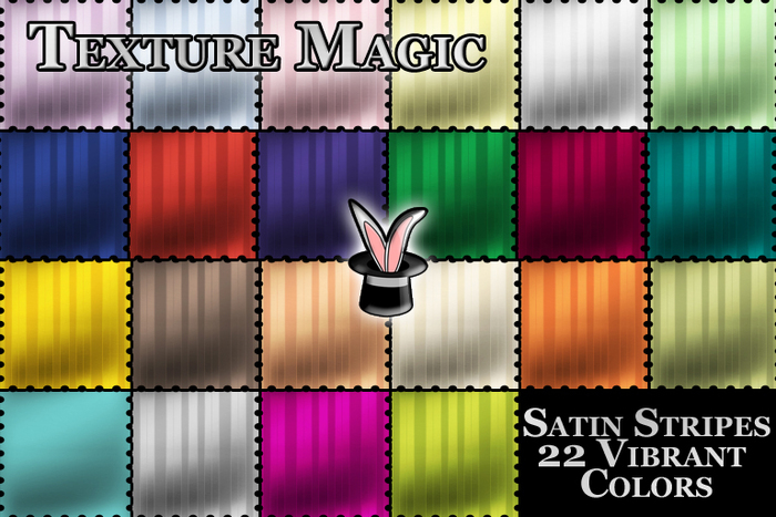 Second Life Marketplace - Texture Magic Satin Collection: Stripes