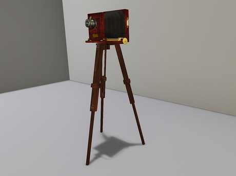 Second Life Marketplace - Vintage Plate Camera
