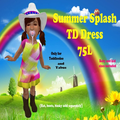 Second Life Marketplace - Summer Splash TD Dress (boxed)