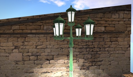 Second Life Marketplace - St James street lights mesh. LUZ