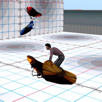 Second Life Marketplace - Gwiz! Flutterboard - Orange